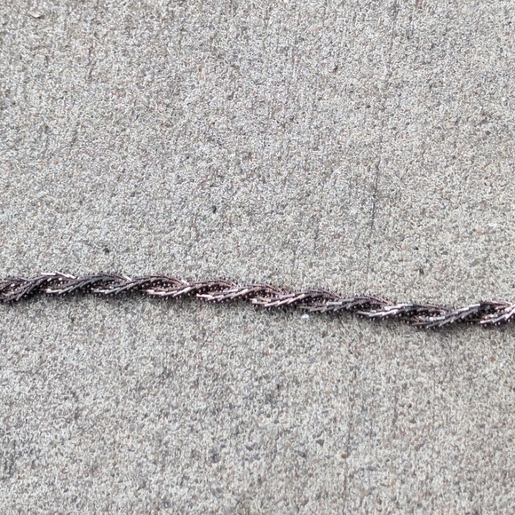 Taxco | Jewelry | Vintage Sterling Silver Chunky Rope Twist Push Button ...